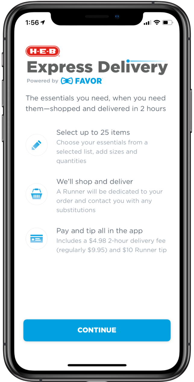 H-E-B and Favor introduce Express Delivery - H-E-B Newsroom