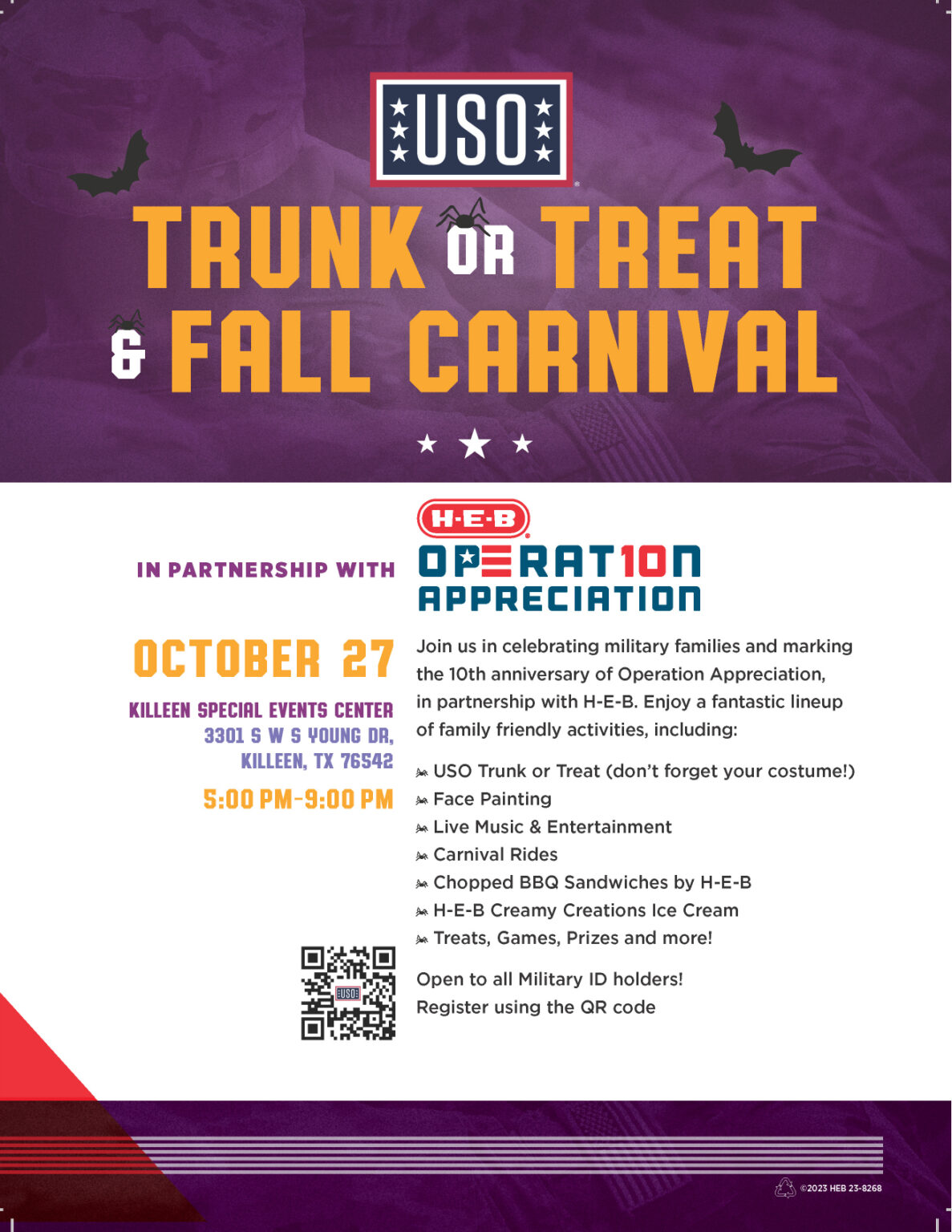 USO: Trunk or Treat & Fall Carnival - H-E-B Newsroom
