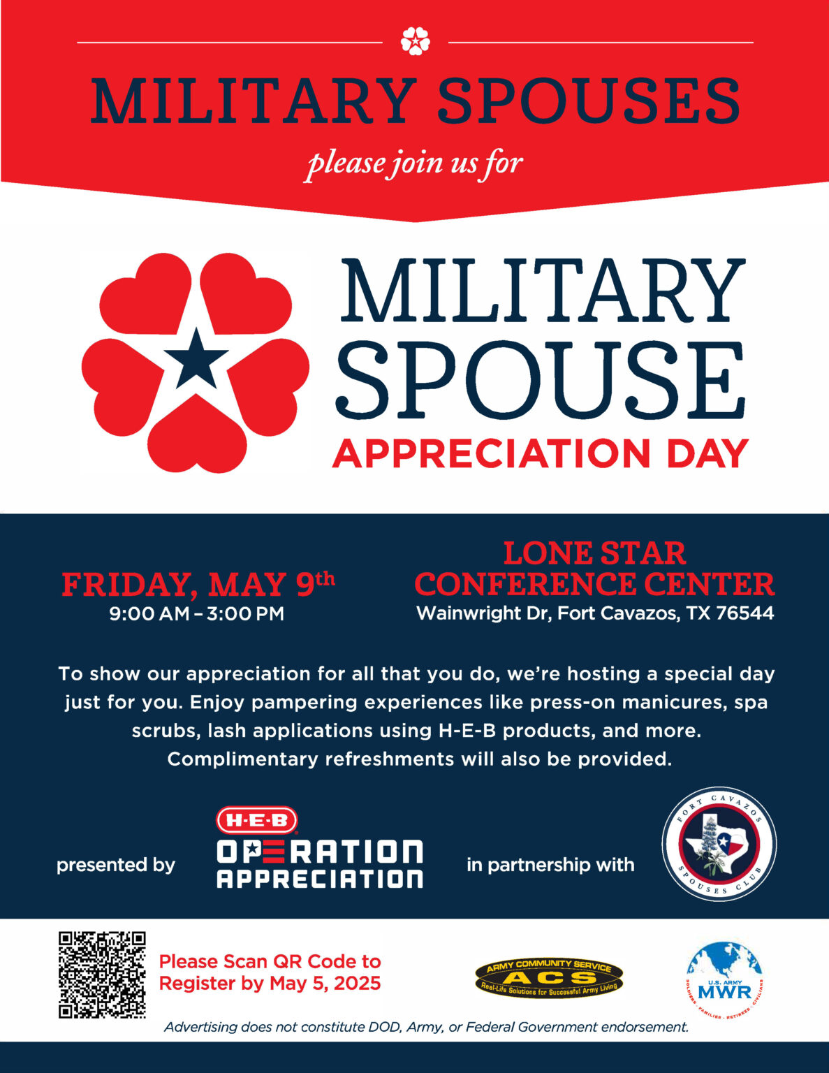 H-E-B Operation Appreciation: Military Spouse Appreciation Day 2025 - H ...