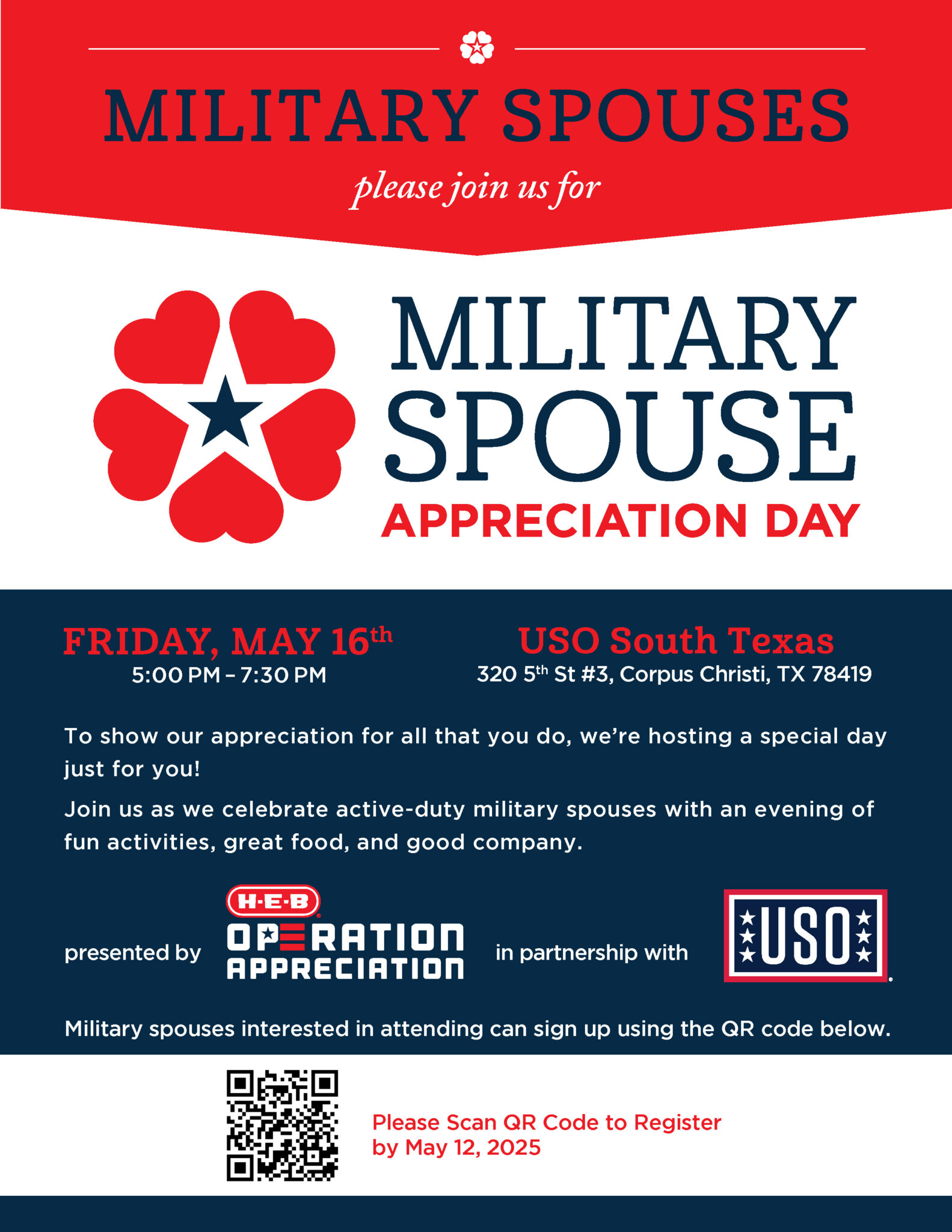 Operation Appreciation: Military Spouse Appreciation - (Corpus Christi ...